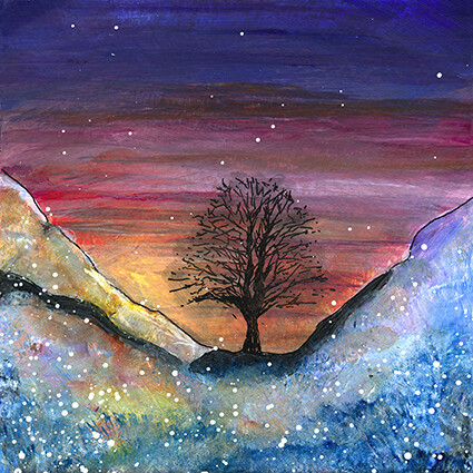 Emily Ward Sycamore Gap Canvas Print