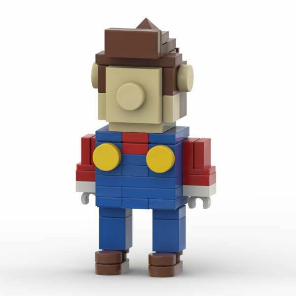 Super Mario™ Inspired Super Mario Buildable Figure - INSTRUCTIONS ONLY ...
