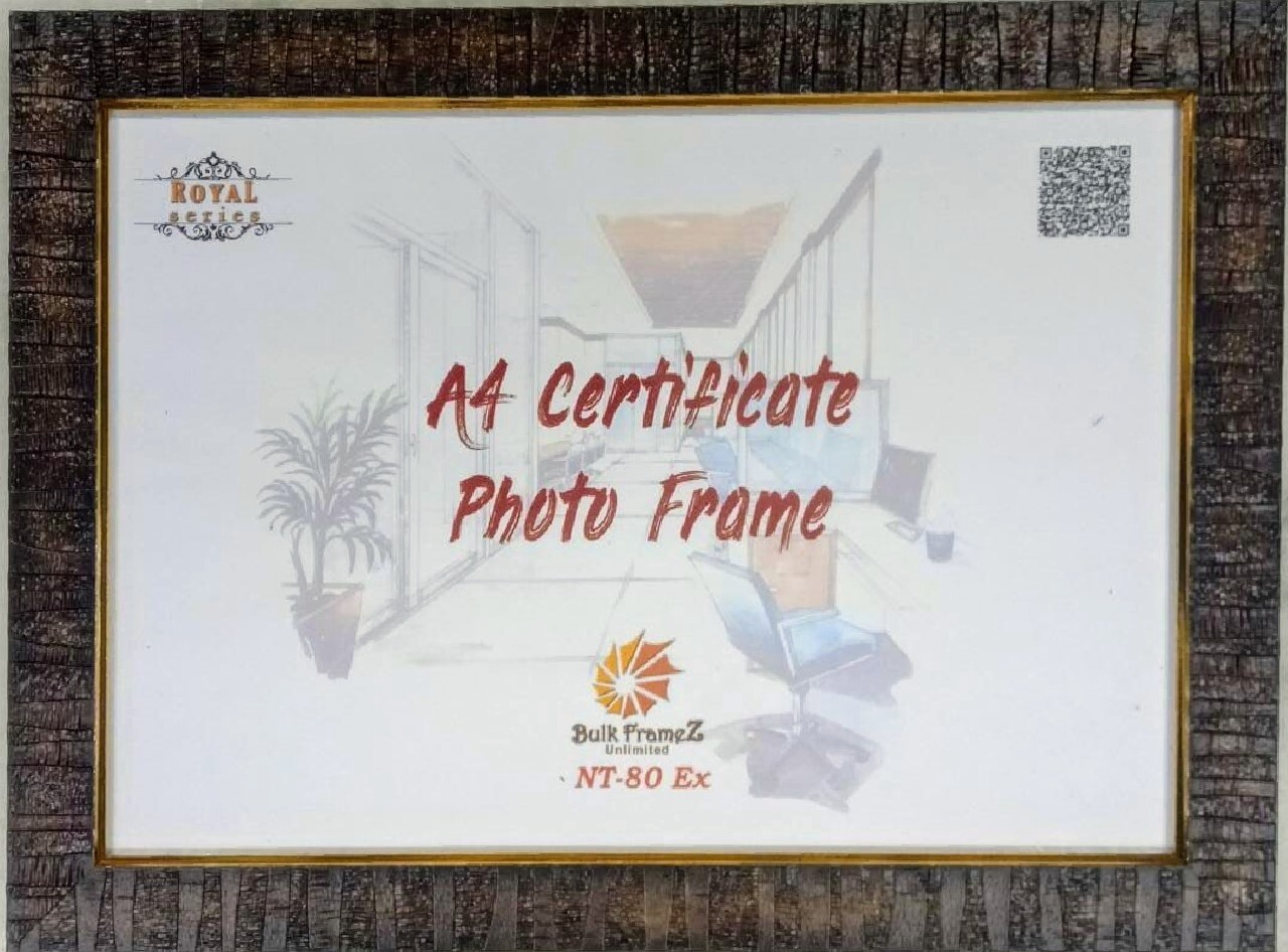 Personalized Photo Frame - Certificate (Upload your Cer
