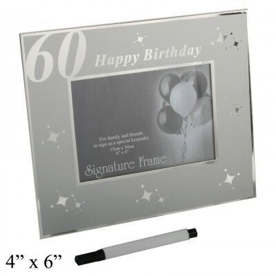 60TH BIRTHDAY SIGNATURE FRAME