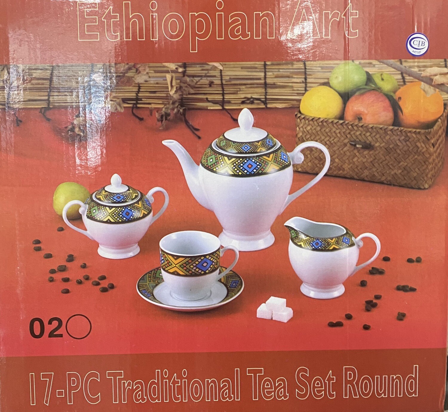 የሻይ ሲኒ እና ማቀረቢያ Tea Set