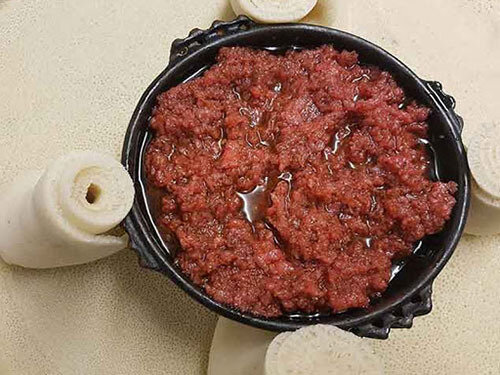 የበግ ክትፎ (Lamb Kitfo)