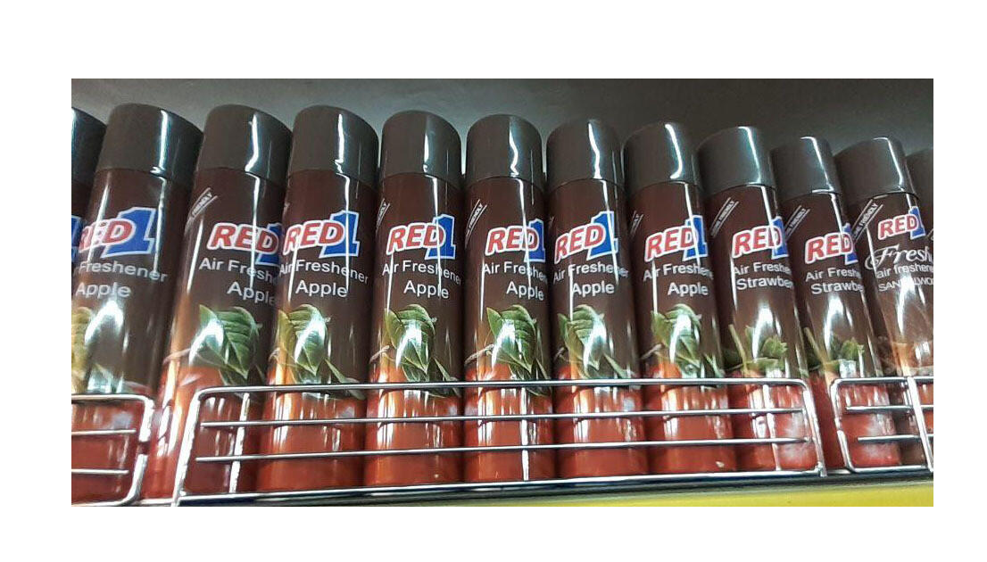 Red Air Freshener Apple