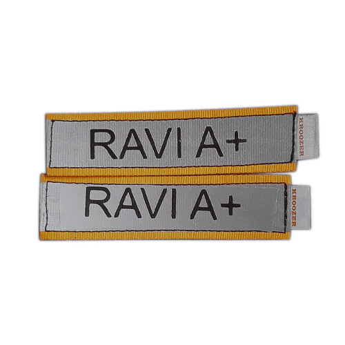 Reflective Name Tags (pairs):-REFLECTOES