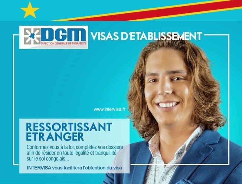 Visa d'Établissement, Visa de voyage Congo-Kinshasa RDC