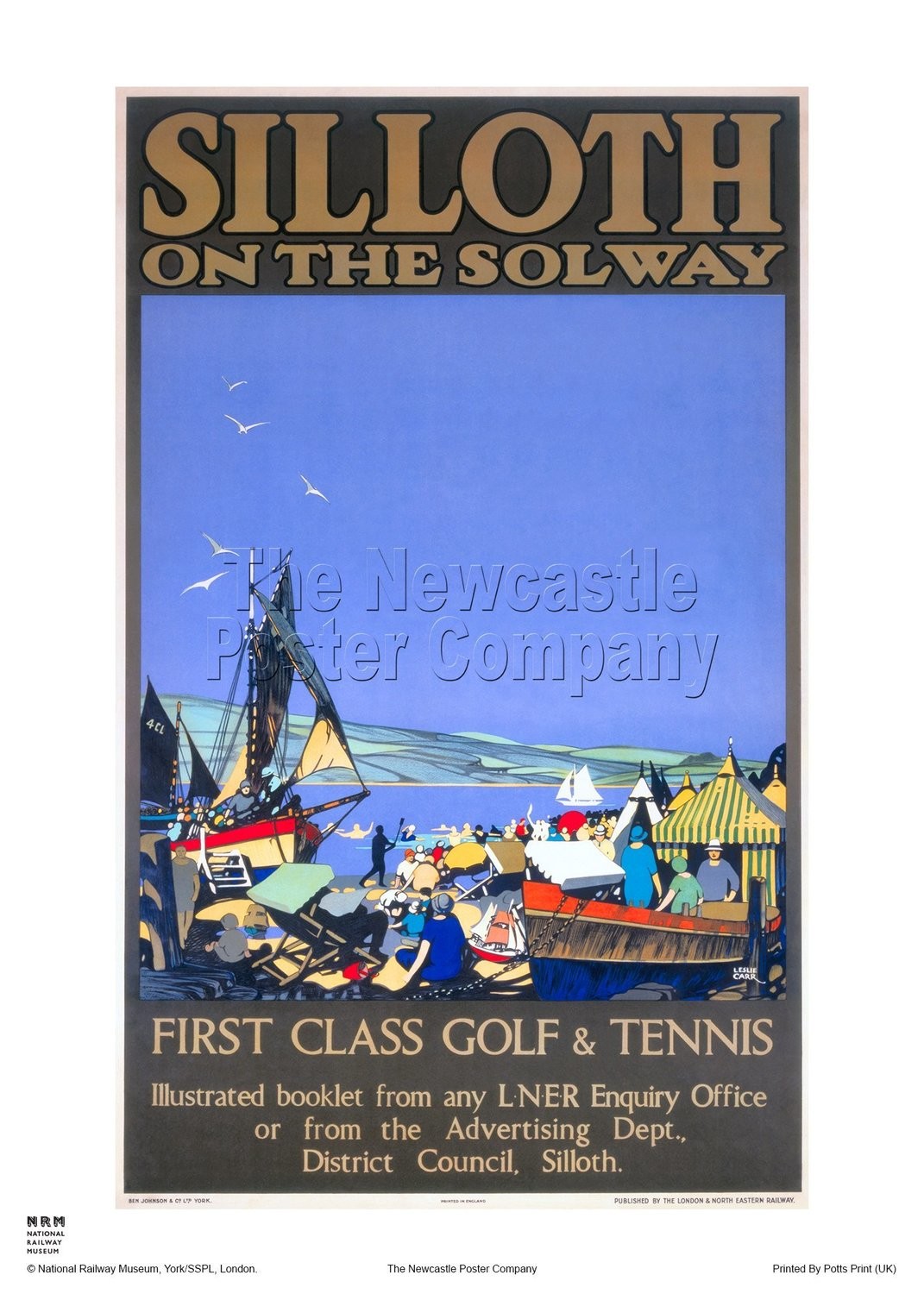 Silloth Cumbria Railway Travel Poster