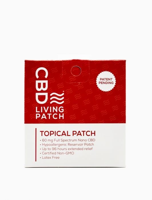 CBD Pain Patch- 96 Hour Transdermal Patch 60MG CBD - CBD Living