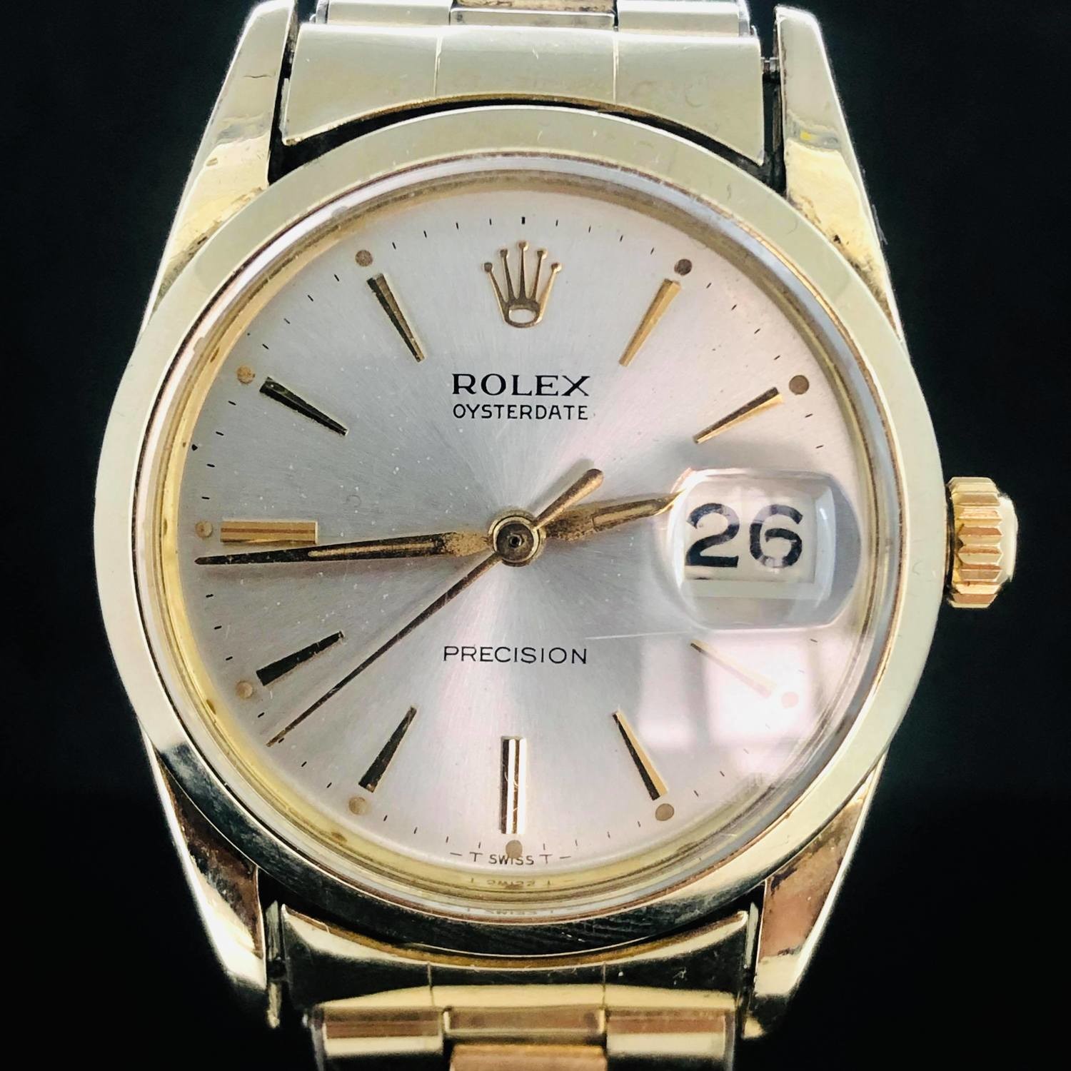 Rolex Oyster Precision 34mm Gold Plated 6694