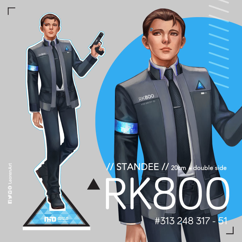 Detroit Become Human - Connor Tall Standee - RK800 x RK900