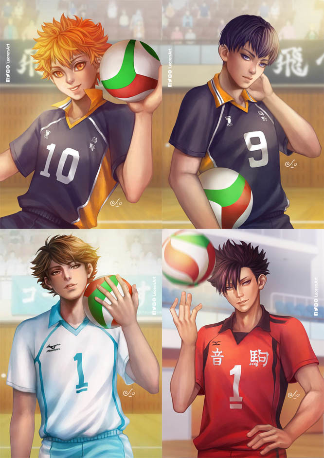 Haikyuu Print - Hinata, Tobio, Oikawa, Kuroo