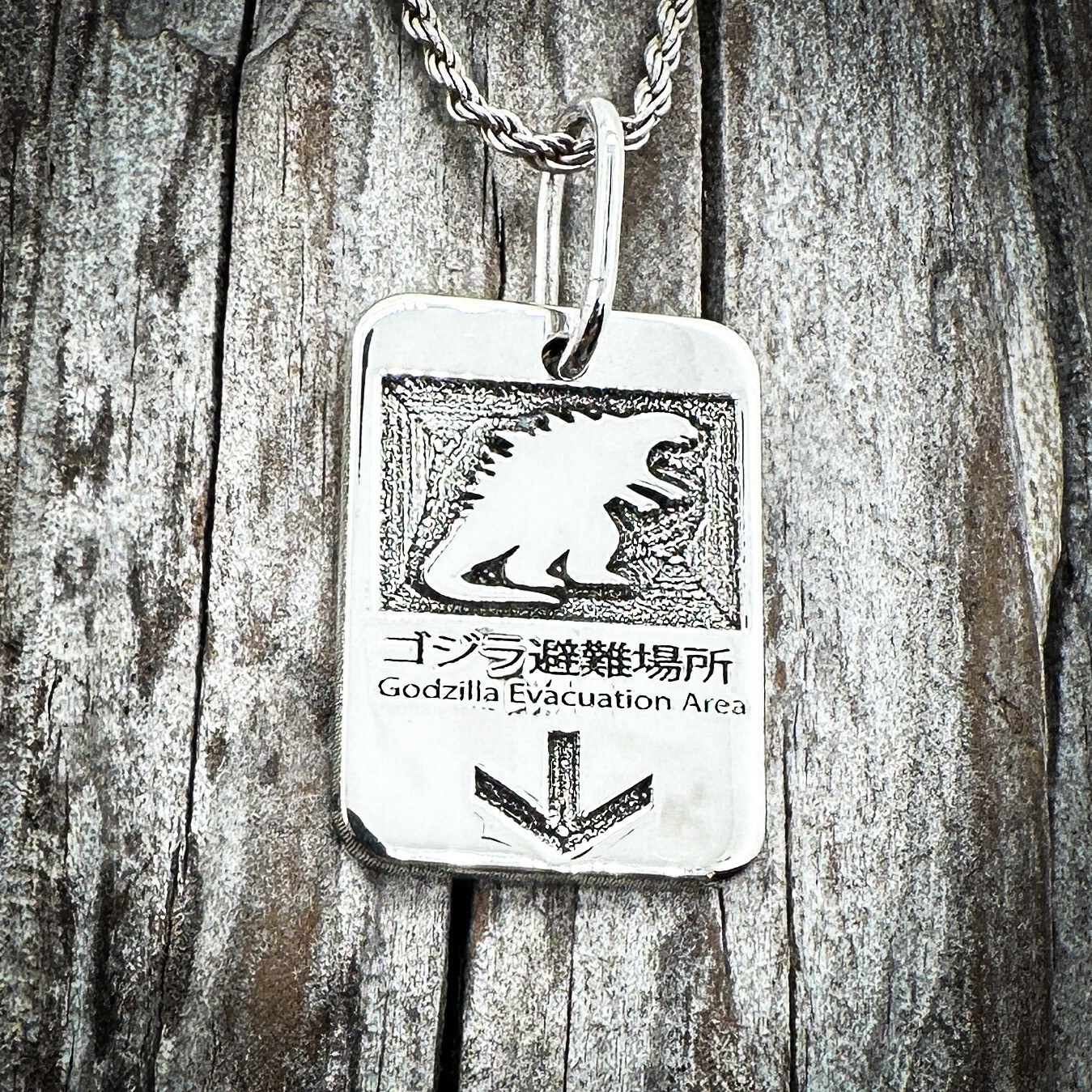 Godzilla Evacuation Pendant