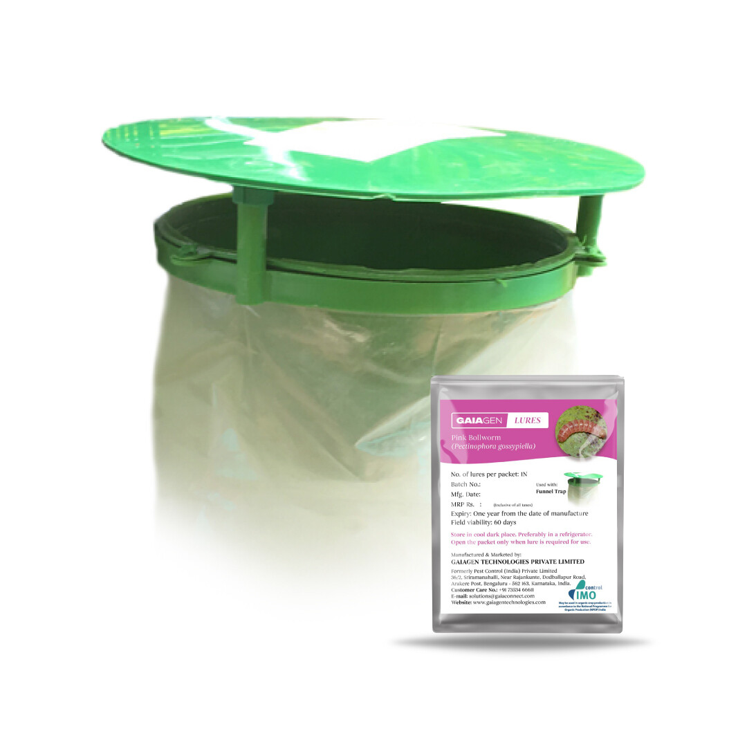GAIAGEN Pink Bollworm Combo Pack - Pheromone Lure for Pink Bollworm ...