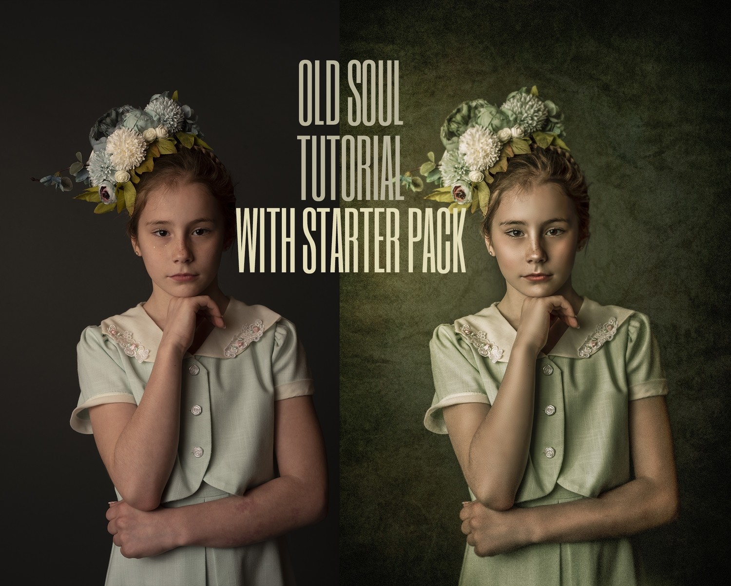 Old Soul Fine Art Painterly Photoshop Tutorial with STARTER PACK ...