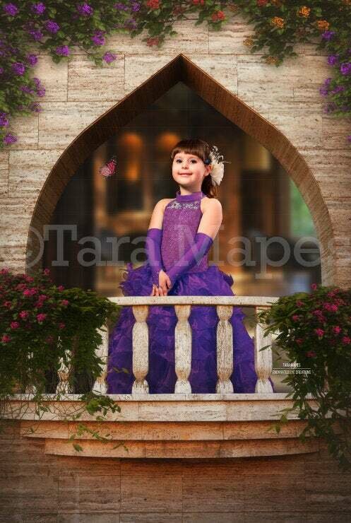 Balcony Castle Layered PSD - Princess Balcony - Castle Balcony with ...