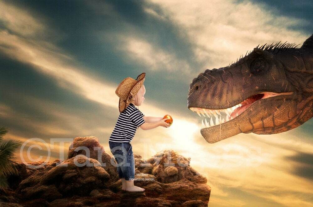 Big Dinosaur Feeding Funny Dinosaur T-Rex Screaming by Cliff Digital ...