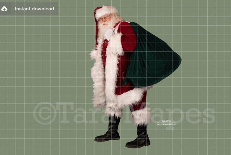 Santa Overlay PNG - Santa Overlay - Santa Clip Art - Santa Cut Out ...