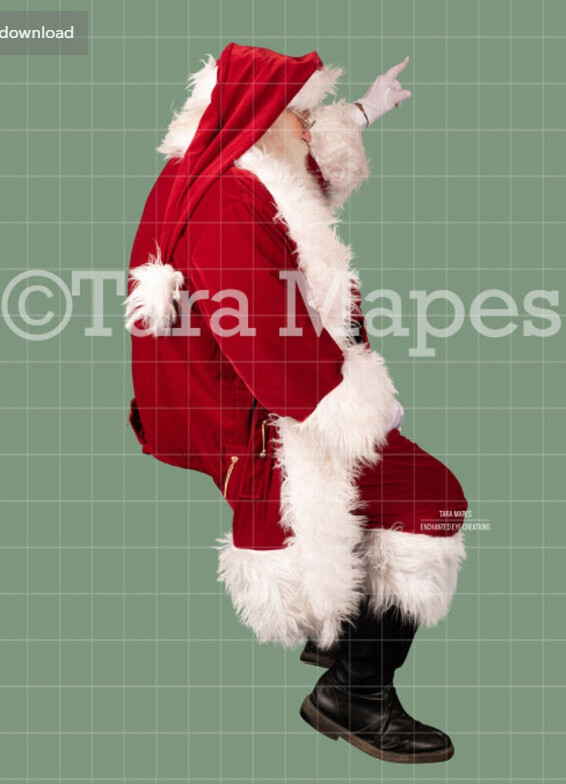 Santa Overlay PNG - Santa Overlay - Santa Clip Art - Santa Cut Out ...