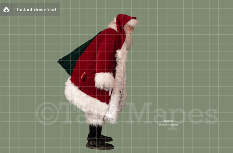 Santa Overlay PNG - Santa Overlay - Santa Clip Art - Santa Cut Out ...