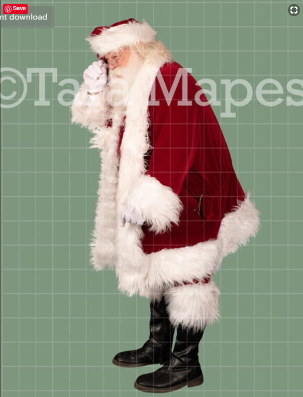Santa Overlay PNG - Santa Overlay - Santa Clip Art - Santa Cut Out ...