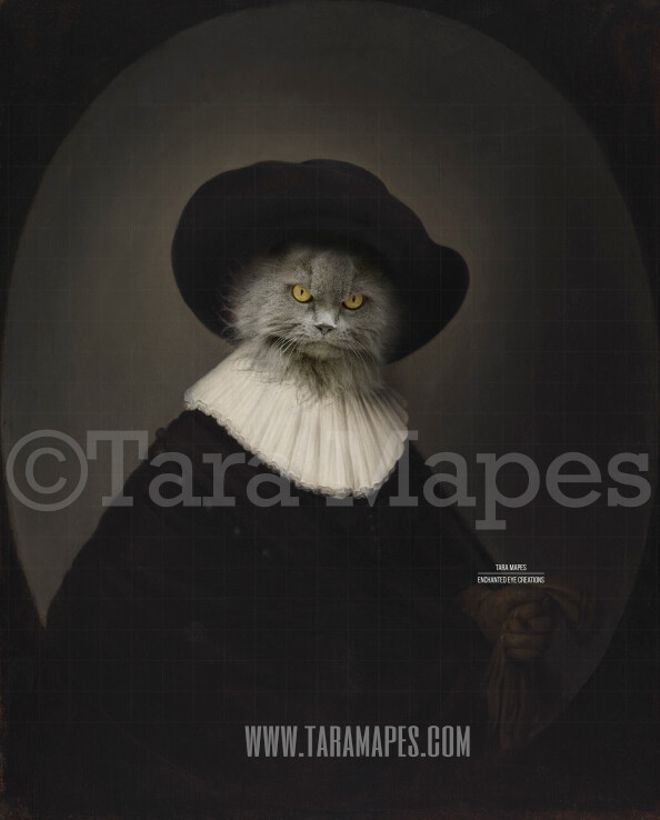 Pet Portrait PSD Template - Pet Painting Portrait Body 21 - Layered PSD ...