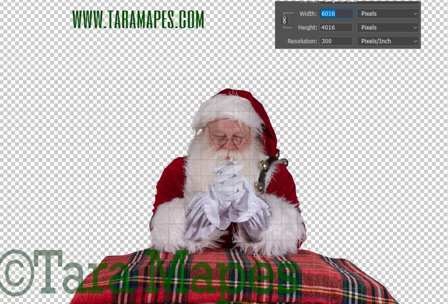 Santa Overlay PNG - Santa Overlay Praying - Santa Clip Art - Santa Cut ...