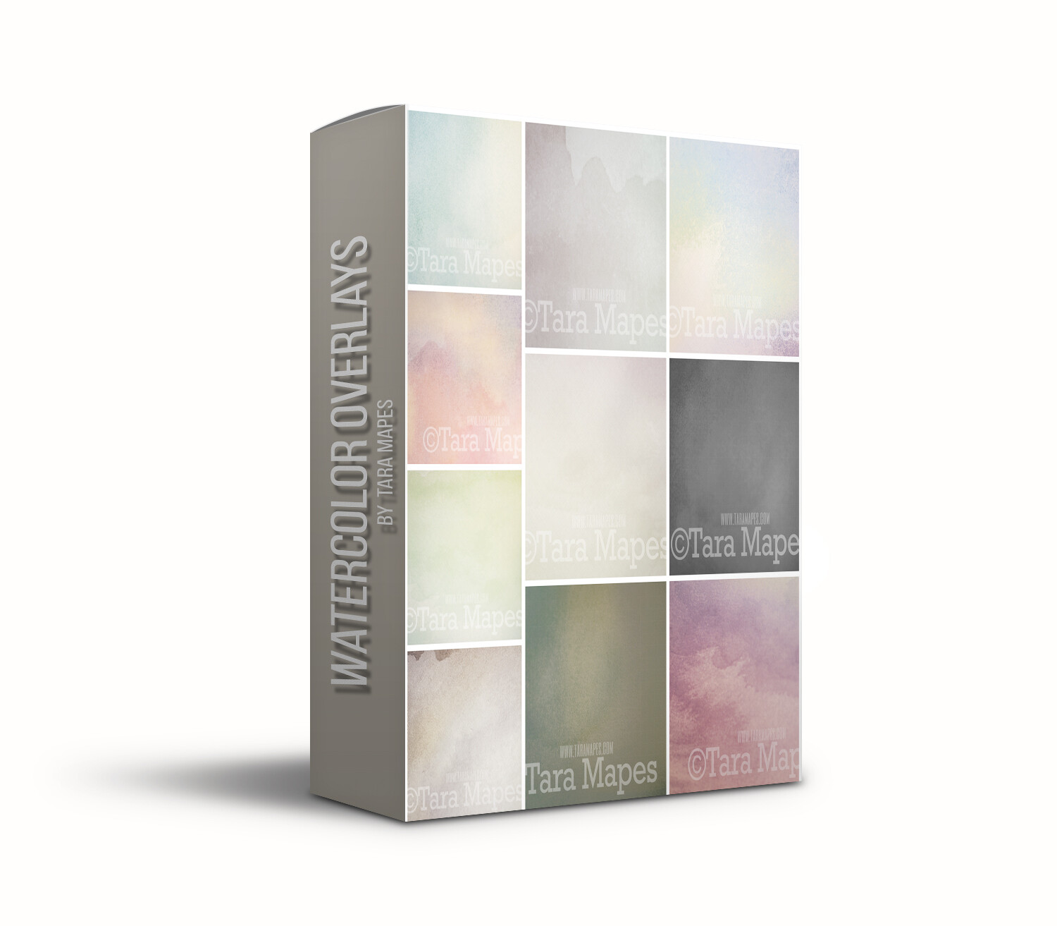 Watercolor Overlays - 10 pack of Watercolor Overlays - Texture overlays ...