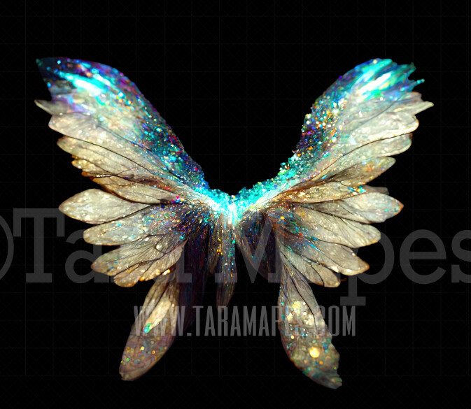 Fairy Wing Overlay - Fairy Wing Overlay - Digital Wings - Glitter ...