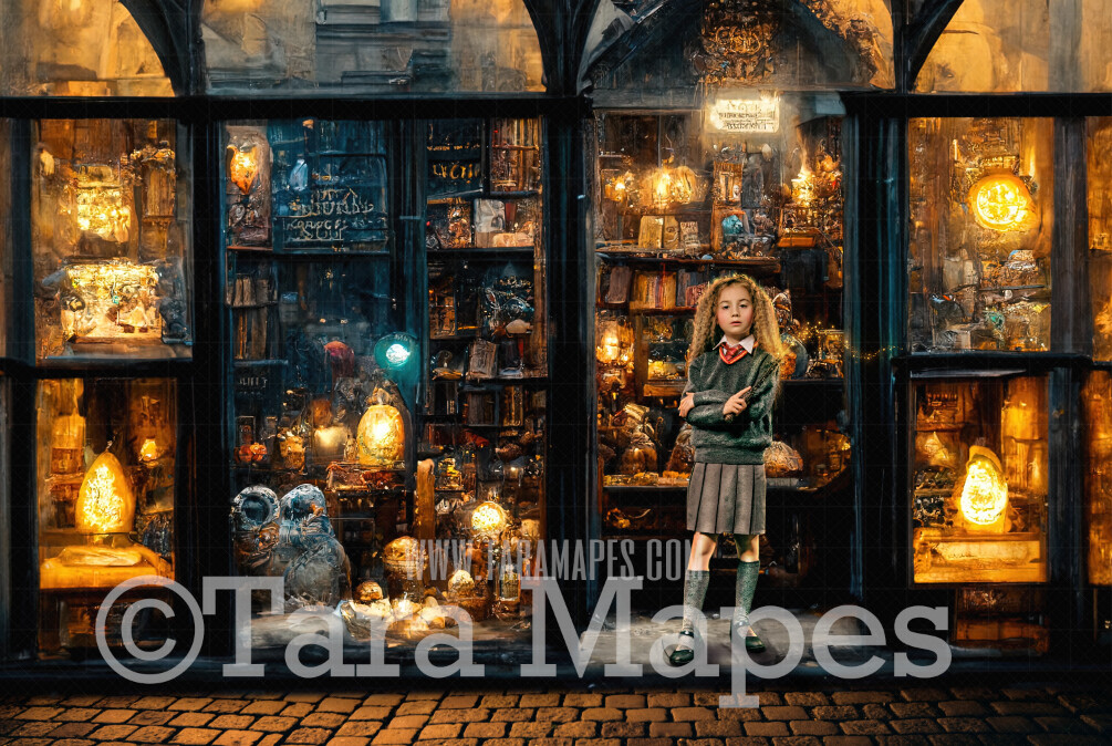 Wizard Shop Digital Backdrop - Magic Shop - Shop for Wands Potions and ...