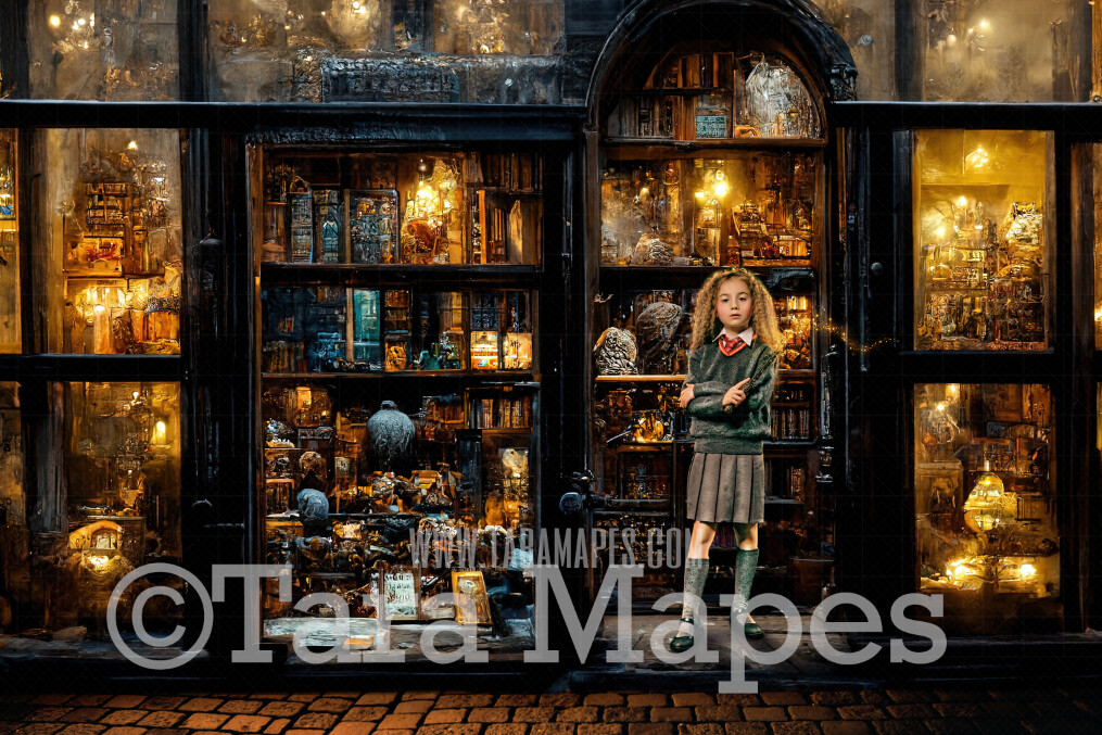 Wizard Shop Digital Backdrop - Magic Shop - Shop for Wands Potions and ...