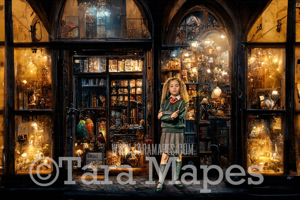 Wizard Shop Digital Backdrop - Magic Shop - Shop for Wands Potions and ...