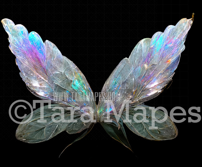 Fairy Wing Overlay - Fairy Wing Overlay - Digital Wings - Glitter ...