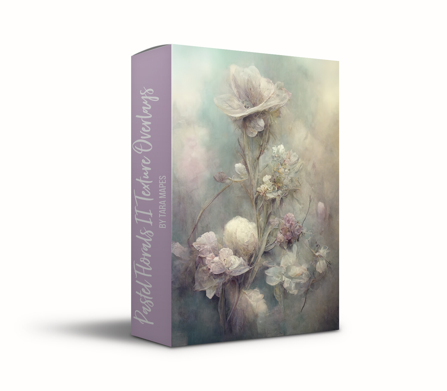Floral Collection Fine Art Texture Overlays -Digital Painted Floral ...