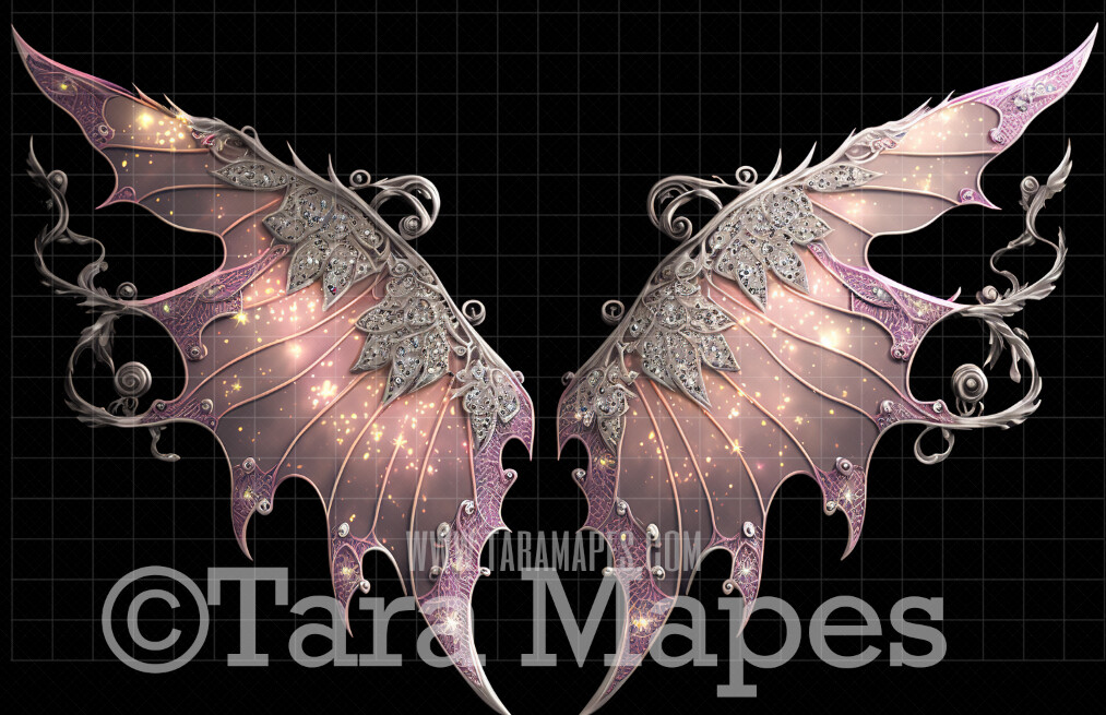 Fairy Wing Overlay - Fairy Wing Overlay - Digital Wings - Glitter ...