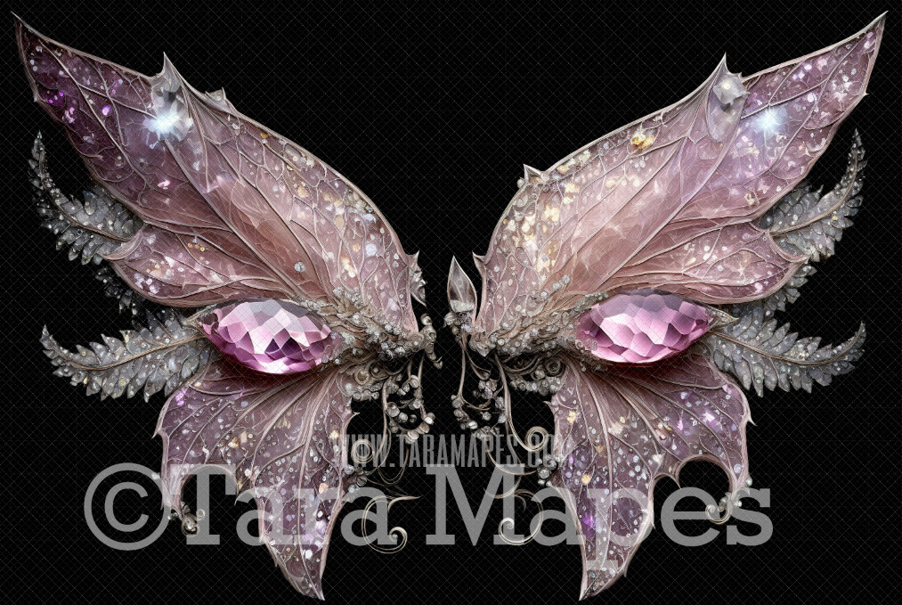 Fairy Wing Overlay - Fairy Wing Overlay - Crystal Digital Wings ...