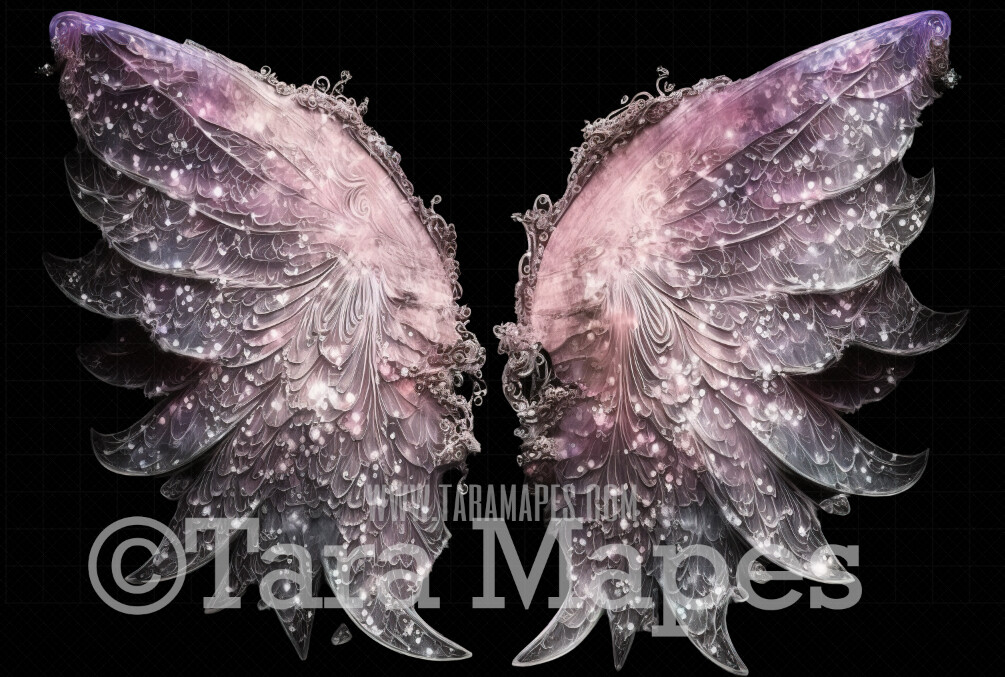 Fairy Wing Overlay - Fairy Wing Overlay - Crystal Digital Wings ...