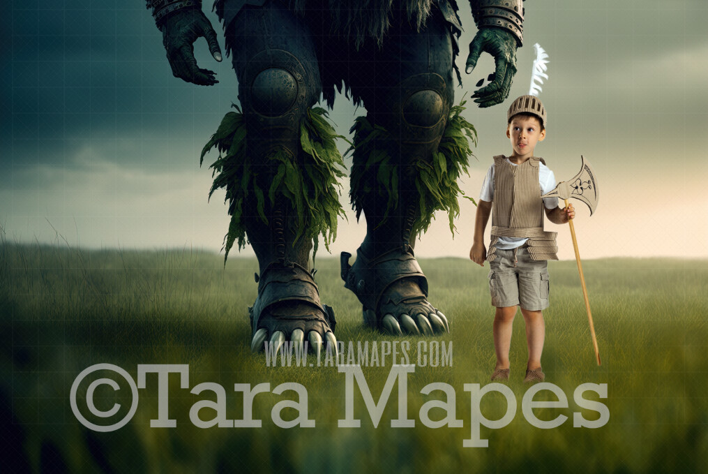 Troll Legs Digital Backdrop - Troll in Field - Funny Troll Digital ...
