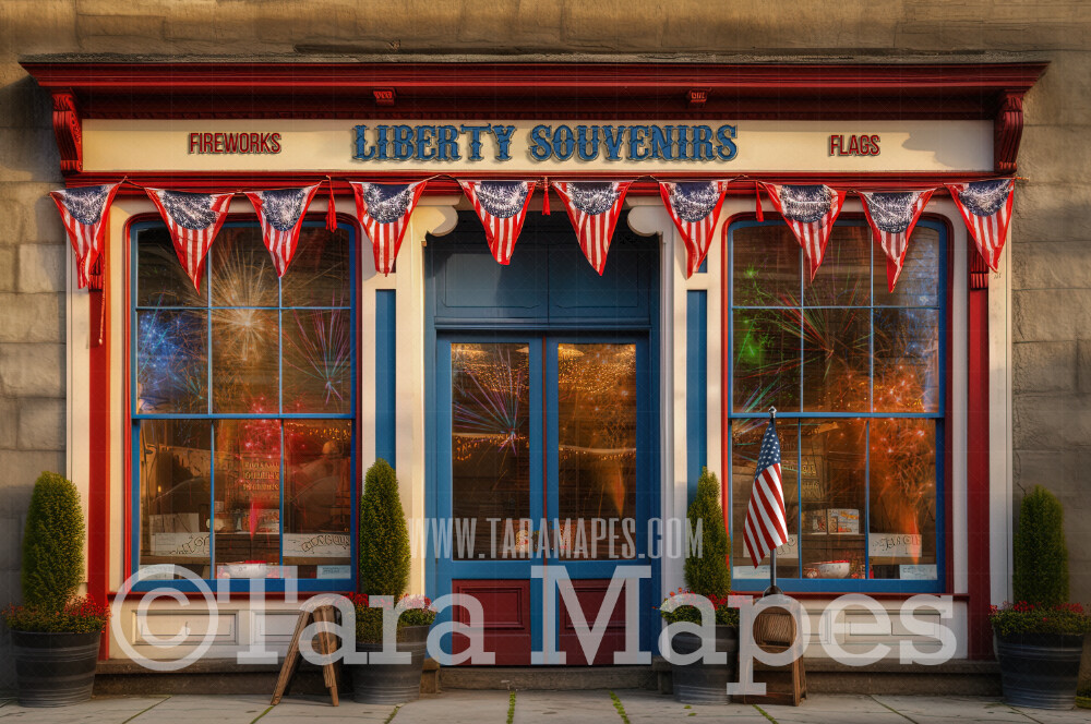 Americana Storefront - Liberty Souvenirs - Patriotic Shop ...