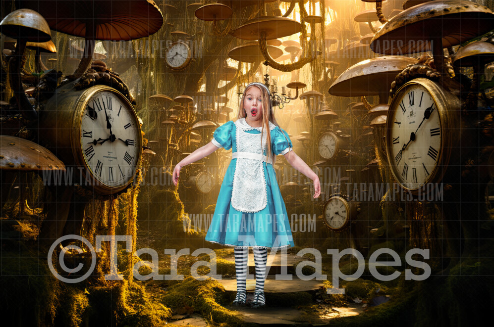 Alice Digital Backdrop - Wonderland Forest Path - Wonderland Digital ...