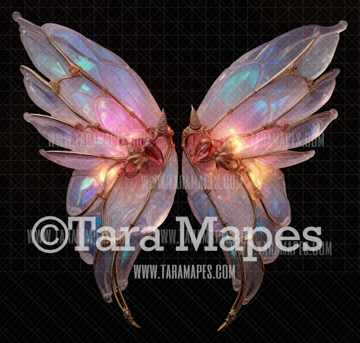 Fairy Wing Overlay - Fairy Wing Overlay - Crystal Digital Wings ...