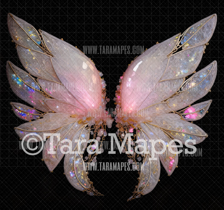 Fairy Wing Overlay - Fairy Wing Overlay - Crystal Digital Wings ...
