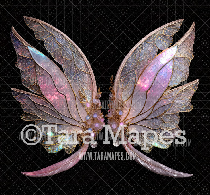 Fairy Wing Overlay - Fairy Wing Overlay - Crystal Digital Wings ...