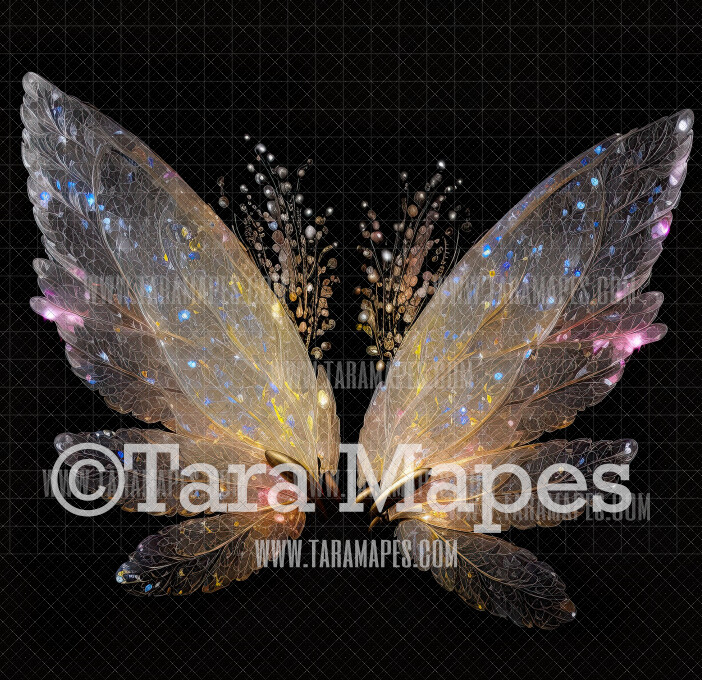 Fairy Wing Overlay - Fairy Wing Overlay - Crystal Digital Wings ...