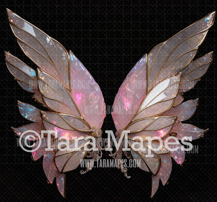 Fairy Wing Overlay - Fairy Wing Overlay - Crystal Digital Wings ...