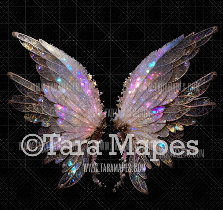 Fairy Wing Overlay - Fairy Wing Overlay - Crystal Digital Wings ...