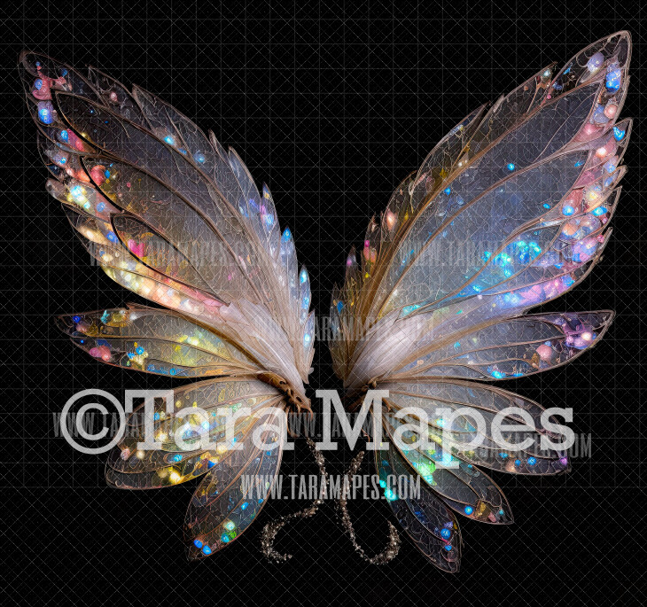Fairy Wing Overlay - Fairy Wing Overlay - Crystal Digital Wings ...