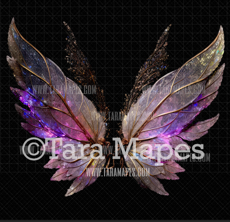 Fairy Wing Overlay - Fairy Wing Overlay - Crystal Digital Wings ...
