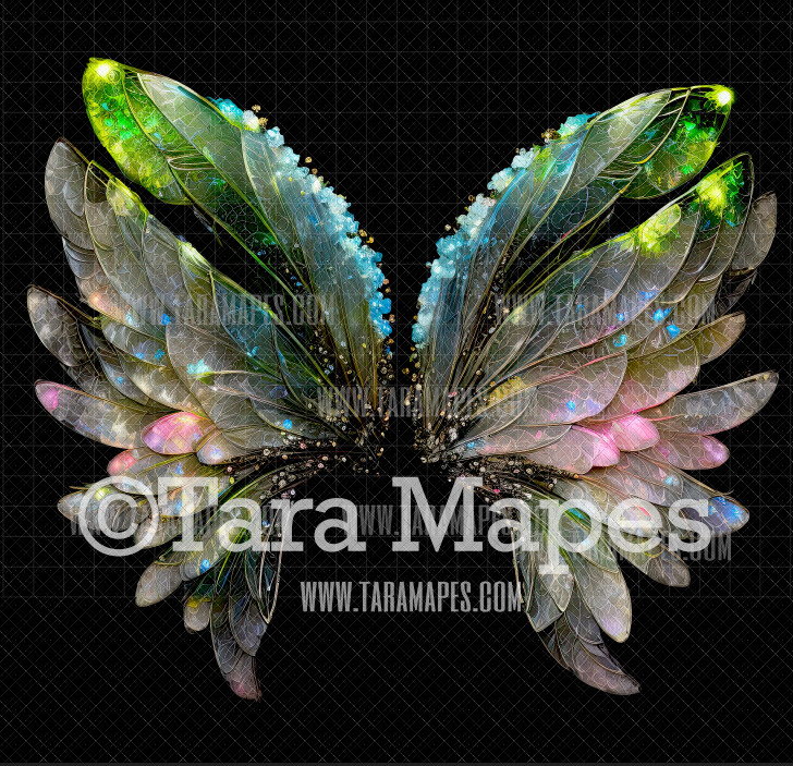 Fairy Wing Overlay - Fairy Wing Overlay - Crystal Digital Wings ...