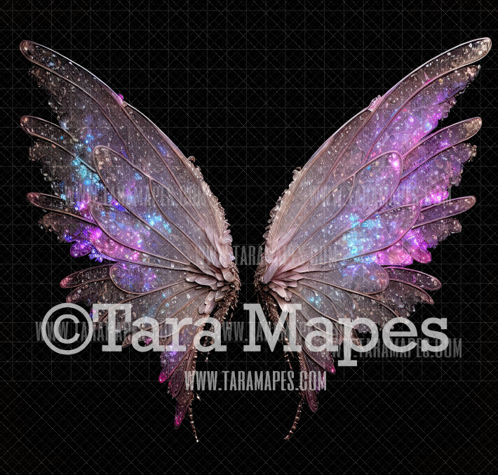 Fairy Wing Overlay - Fairy Wing Overlay - Crystal Digital Wings ...