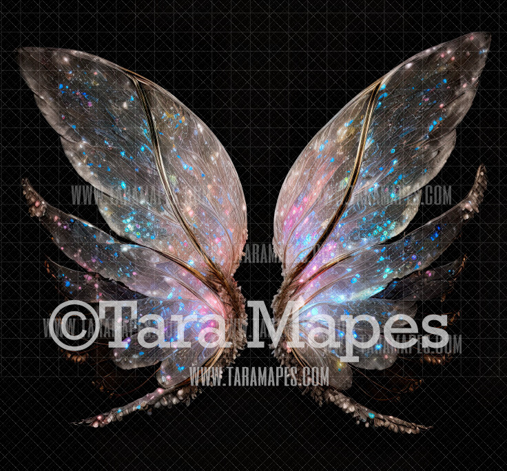 Fairy Wing Overlay - Fairy Wing Overlay - Crystal Digital Wings ...