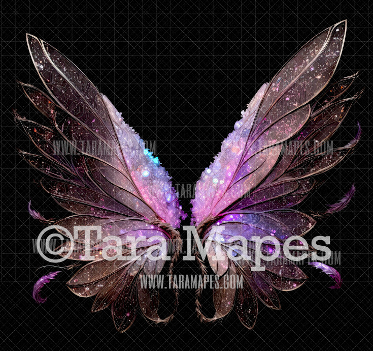 Fairy Wing Overlay - Fairy Wing Overlay - Crystal Digital Wings ...